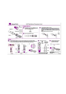 COT Test Device Procedure card - U.S. Screening Source