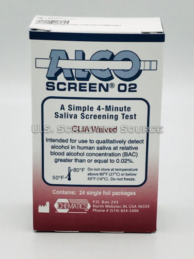Alcohol Test - AlcoScreen - QED A150 Alcohol Test - US Screening Source