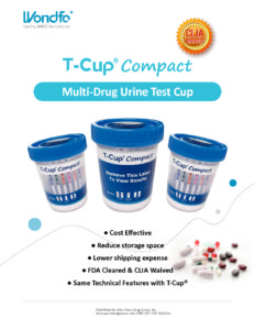 T-Cup Compact Drug Test Brochure - U.S. Screening Source