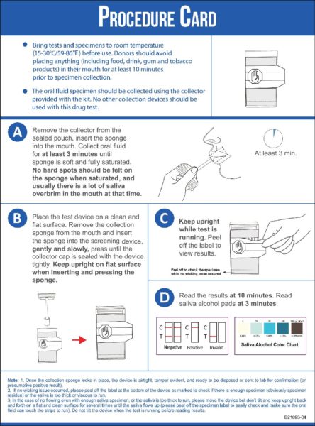 Healgen-Oral-Procedure-Card - U.S. Screening Source